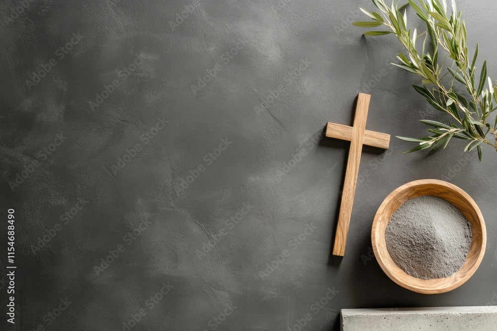 Stockfotot Sacred ritual: embracing Ash Wednesday as time for penance ...