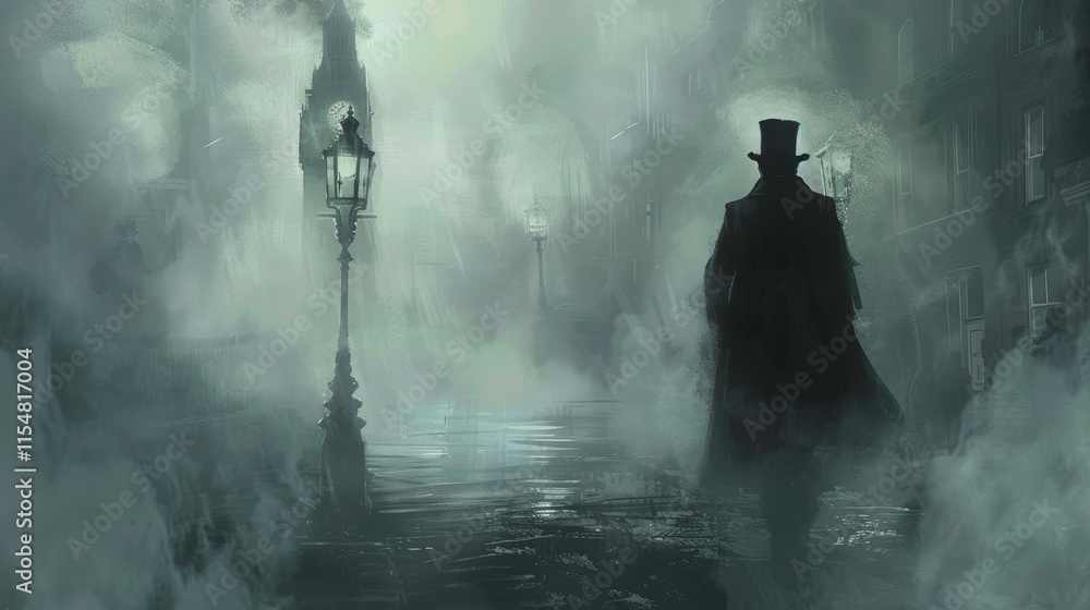 Victorian London Mystery: Jack the Ripper in Foggy Streets for ...