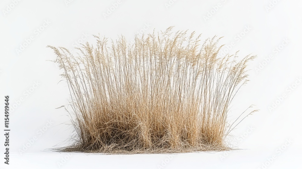 Switchgrass (Panicum virgatum): A switchgrass plant with tall, wiry ...