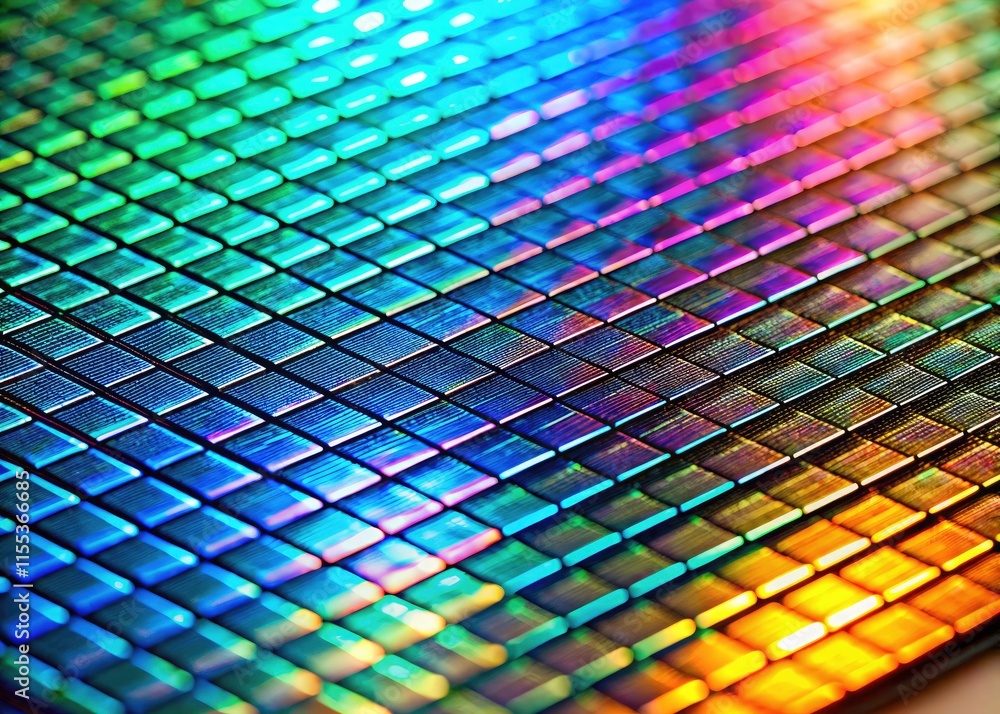 Silicon Wafer Background Images: High-Resolution Microchip Textures ...