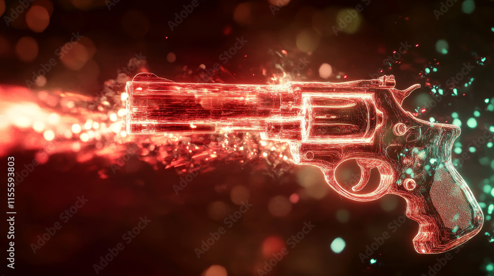 Hologram grenade launcher. Holographic projection of weapons ...