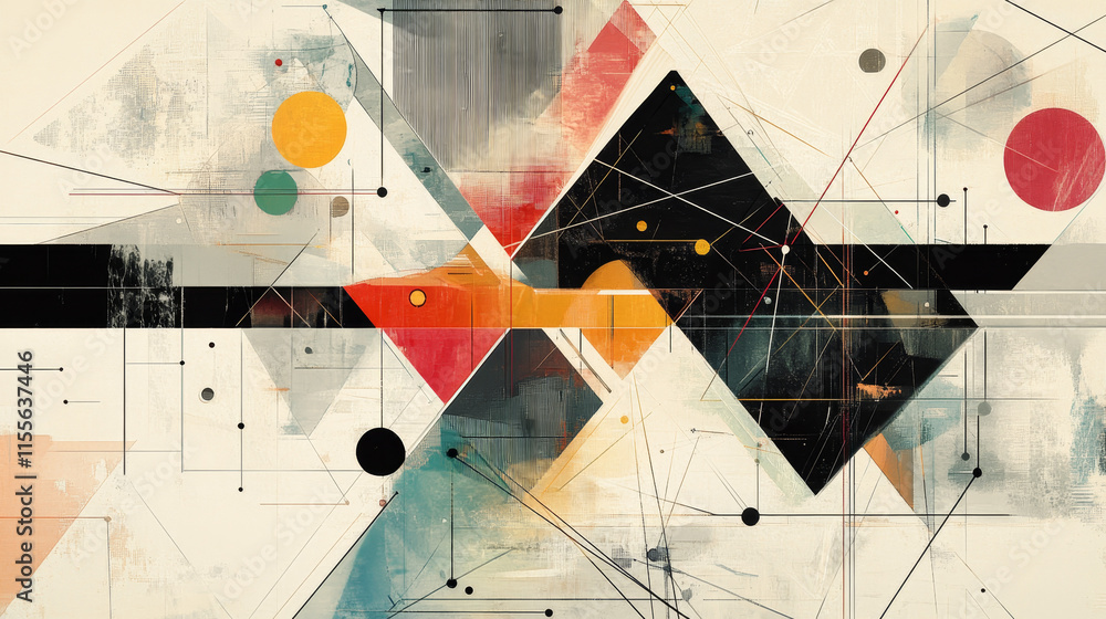 Hologram pallet. Pallet made of polygons, triangles, dots, and lines ...