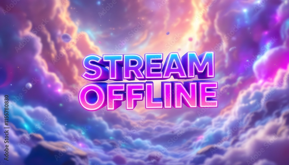 Twitch Stream Offline Screen overlay Design for Gaming Channels Stock ...