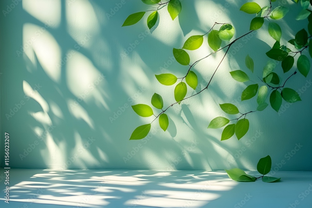 Minimalist photo of fragmented light beams passing through tree ...