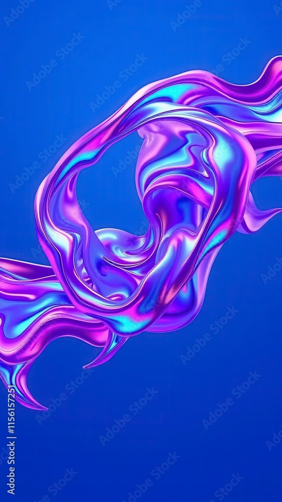 Colorful liquid morphs and changes shape in a hypnotic display of ...