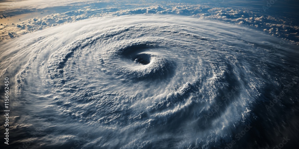 A breathtaking satellite image captures a massive hurricane swirling ...