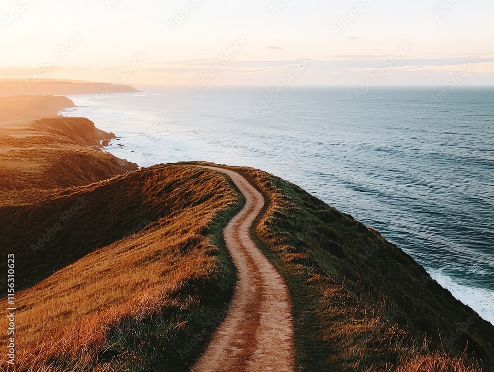 Thrilling road trip along rugged cliffside routes, capturing spring ...