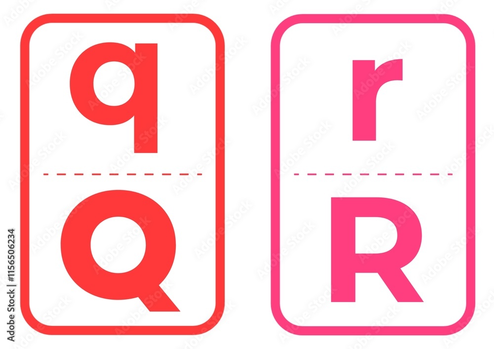 ABC Flash Cards. Educational Alphabet Cards for children. Alphabet ...