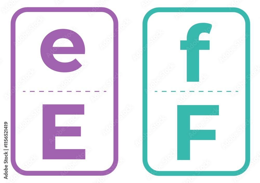 ABC Flash Cards. Educational Alphabet Cards for children. Alphabet ...