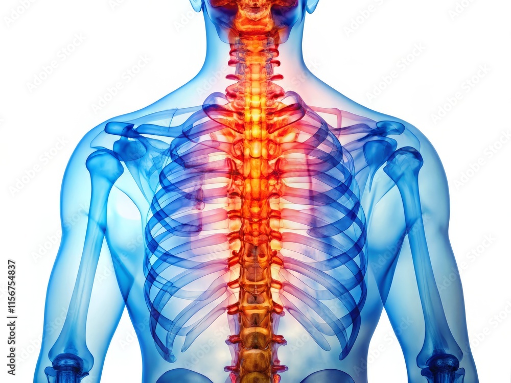 Spine X-Ray Image: High-Resolution Medical , Anatomy, Vertebrae ...