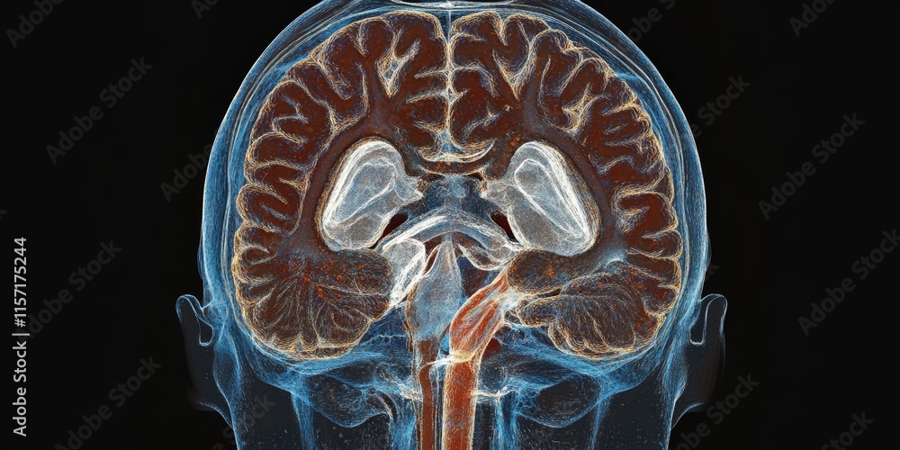 Medical health image showcasing an MRI and MRA Magnetic Resonance ...