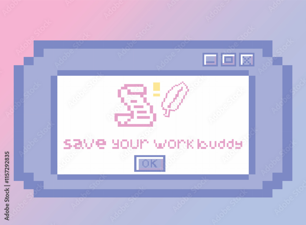 Old computer aestethic. Reto pc element window. Trendy 1990s, 2000s ...