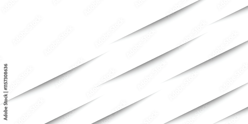 Paper sheet shadow effect. 3D line edge shape. Transparent realistic ...