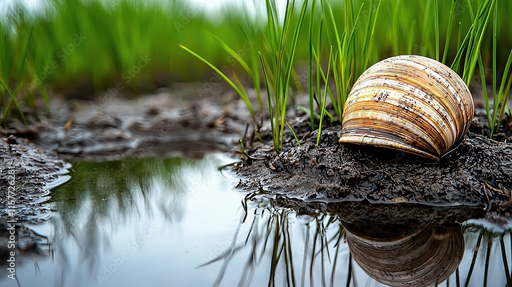 Macro View of Wetland Ecosystems and Their Biodiversity highlighting ...