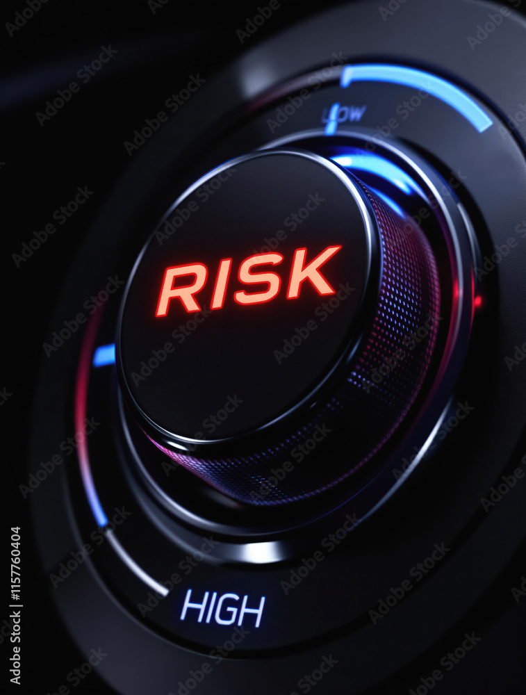 Minimalistic Risk Control Knob with a High-Tech Design and Illuminated ...
