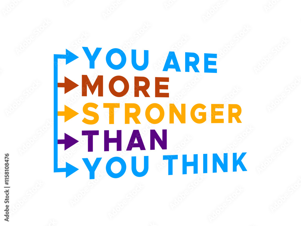 Your are more stronger than you think motivational inspirational quotes ...