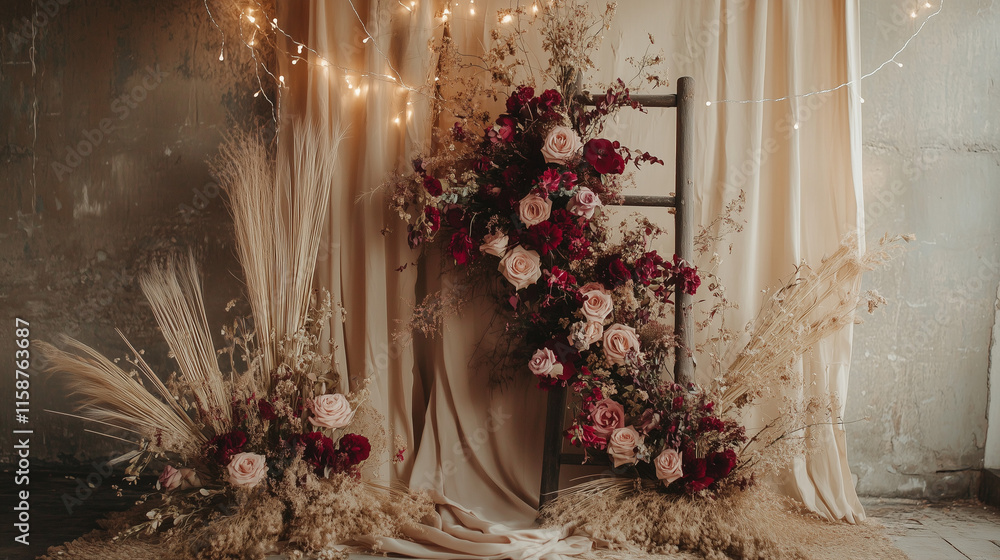 Photoshoot Backdrop Digital Backdrop | Fine Art Curtain Wall Textures ...