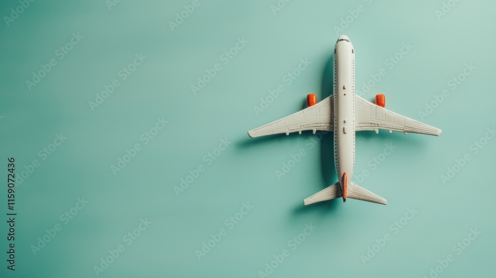 Airplane model taking off studio background photography minimalist ...