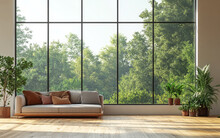 Spring Garden Window Frame View Free Stock Photo - Public Domain Pictures