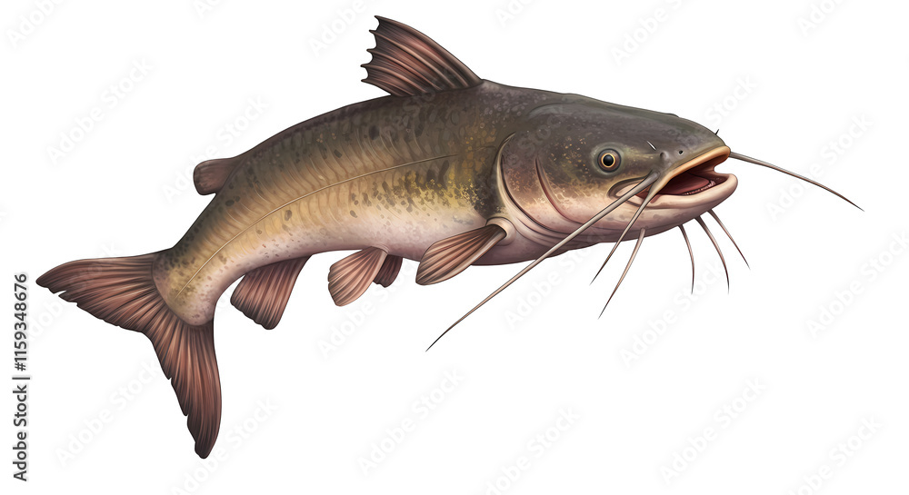 Catfish Cat Fish, Swimming Water Animal, Swim Nature Wildlife Image ...