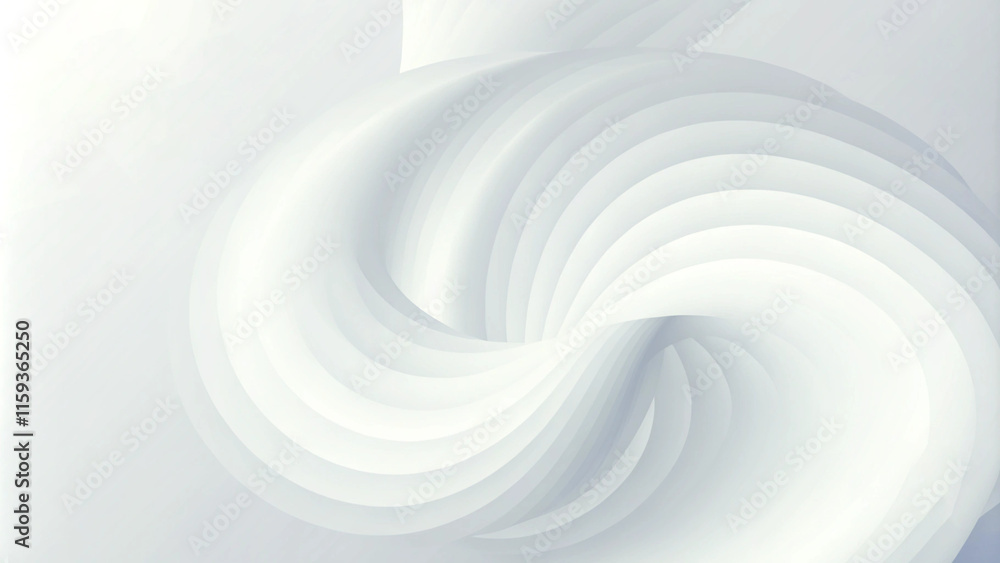 White and grey fluid wave. Duotone geometric compositions with gradient ...
