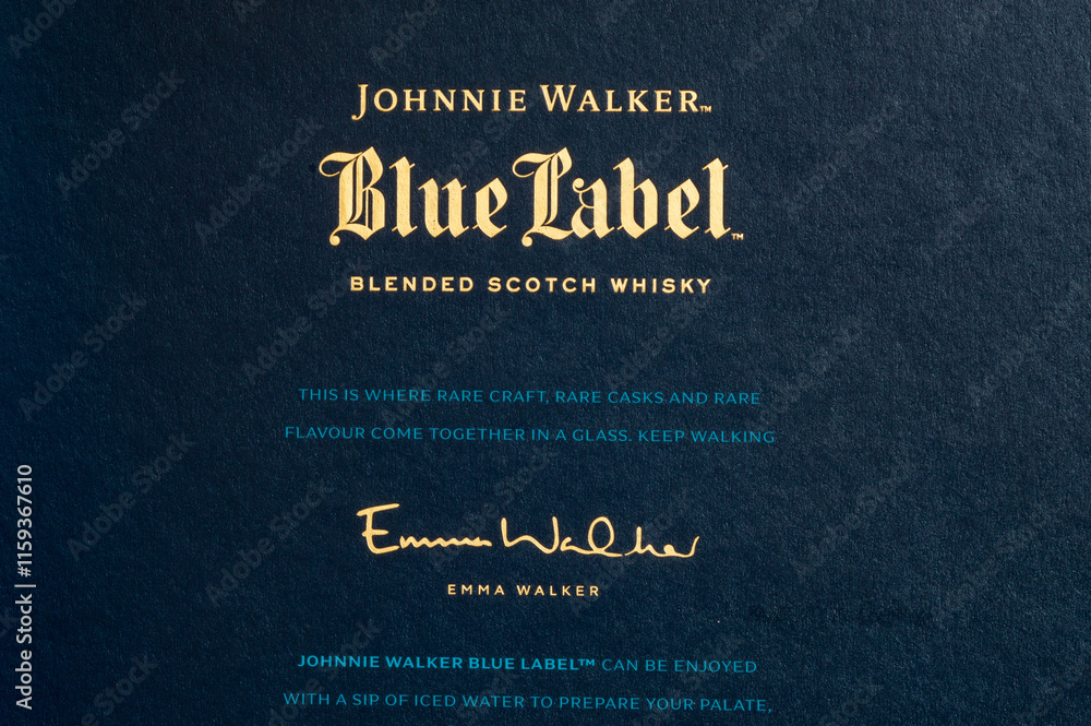 Foto Pruszcz Gdanski, Poland - December 25, 2024: Logo of blended ...