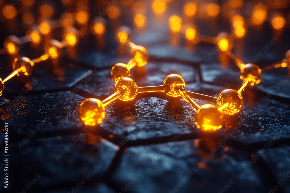 Visual Representation of PFAS Compounds Showcasing Health Risks and Environmental Impacts in a ...