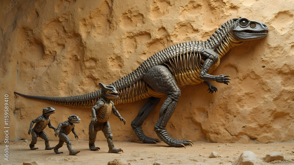 "Fossils Illuminate Evolution, Permian-Triassic Extinction, Ultra Realistic Insights, Ancient ...