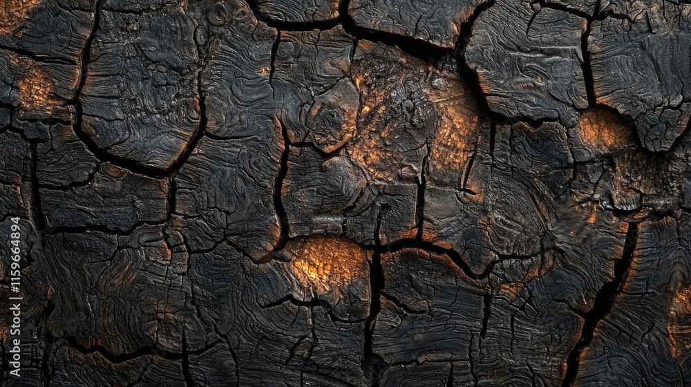 Burnt wood texture. BBQ background. Burned scratched hardwood surface ...