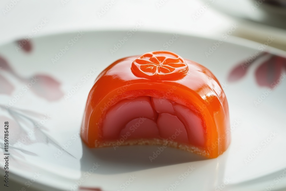 Ang ku kueh also known as red tortoise cake is a small Chinese pastry ...