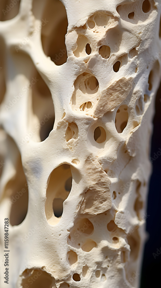 Medical Illustration of Eburnation - Visible Joint Damage Resulting ...