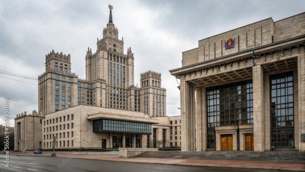 Soviet Era Architecture: A blend of imposing Brutalist structures and ...