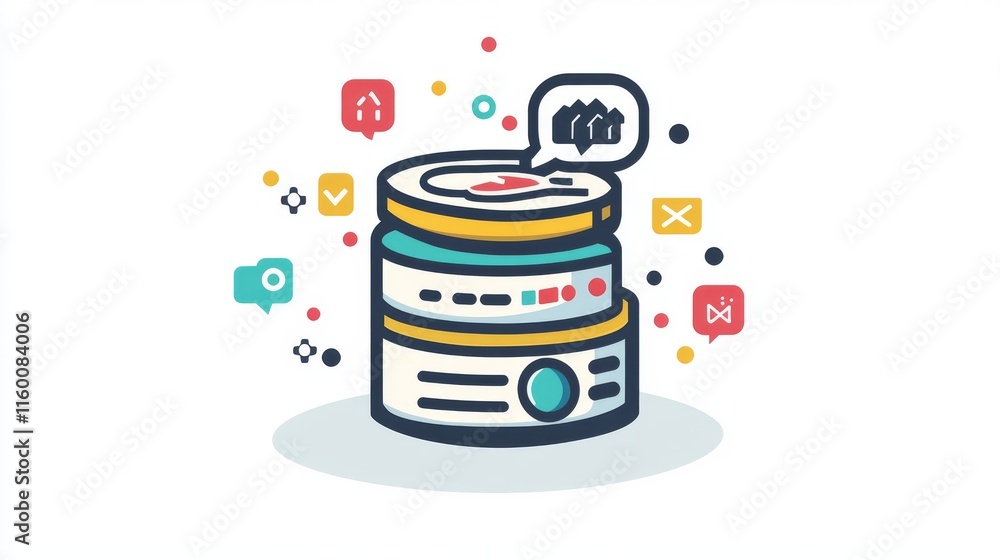 CRUD - Create, Read, Update, Delete Acronym. Infographic template with ...