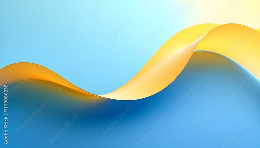 Muted light blue background with smooth gradients, creating a soft and ...