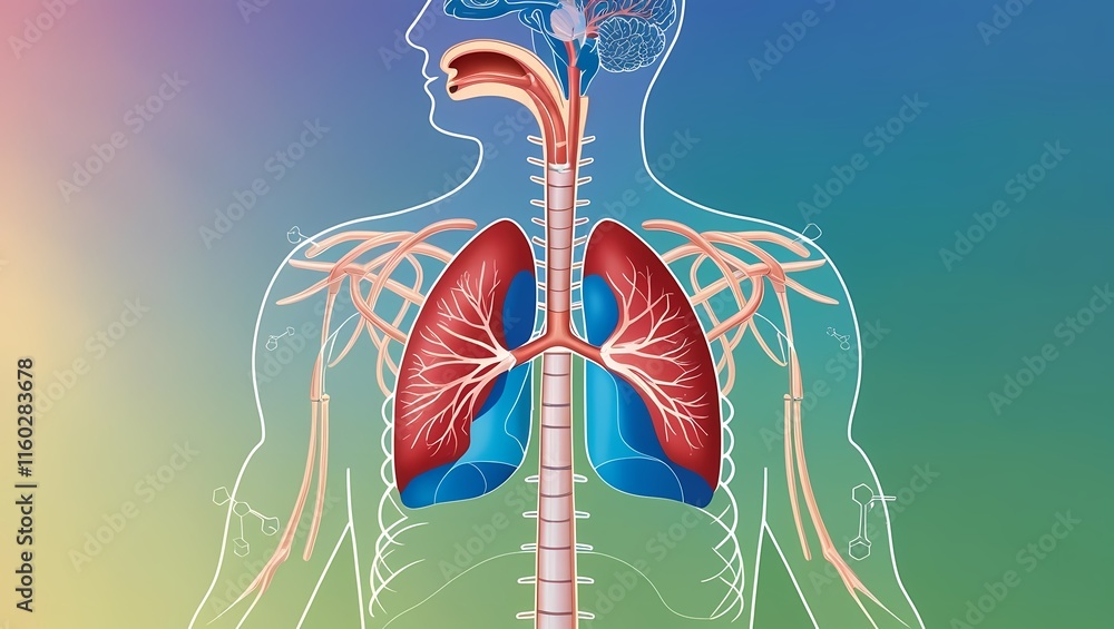 Detailed Diagram of the Human Respiratory System – Educational Anatomy ...
