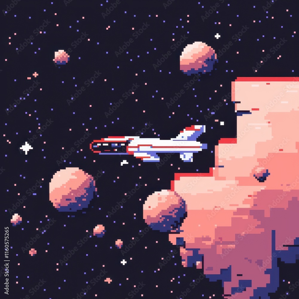 20241228122317list 28 A fun 8-bit pixel art of a glowing pixelated ...