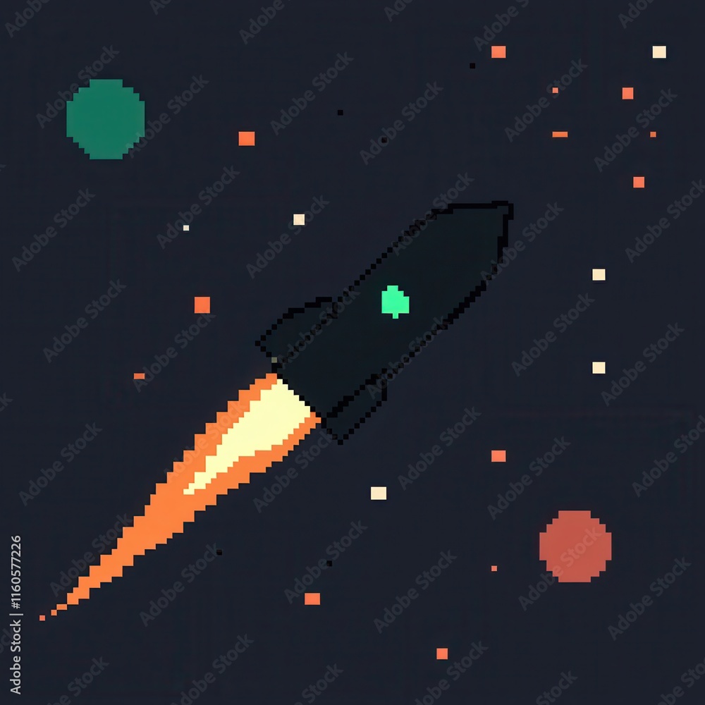 20241228122317list 41 A playful 8-bit pixel art of a glowing pixelated ...