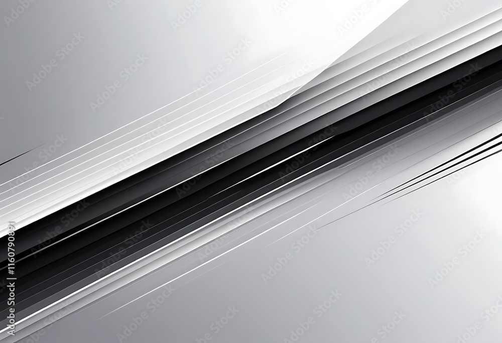 graphic background with diagonal lines from gray to black to white. The ...