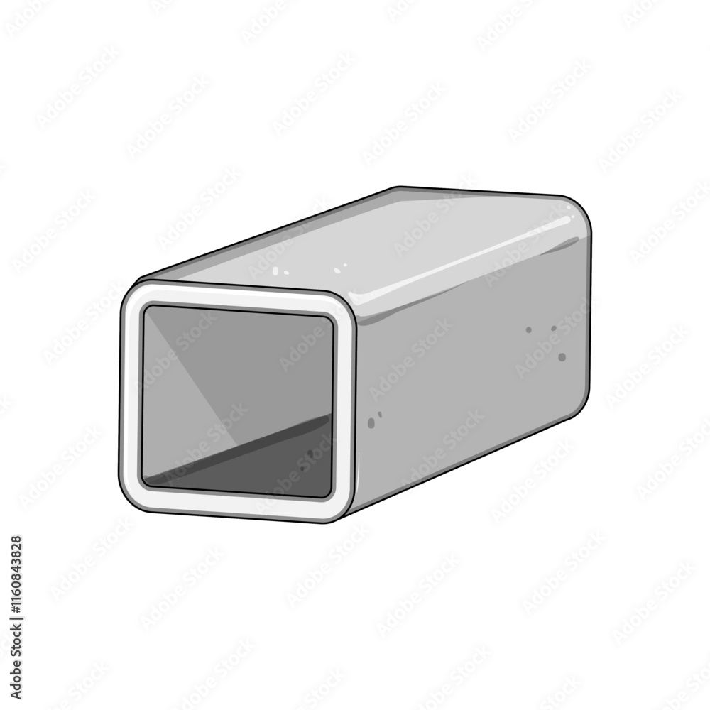 tensile steel beam cartoon. reinforcement girder, truss alloy ...