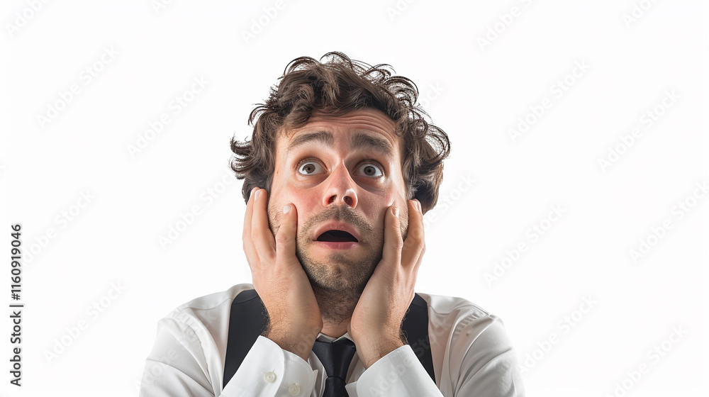 An employee who is anxious about an upcoming presentation. on an ...