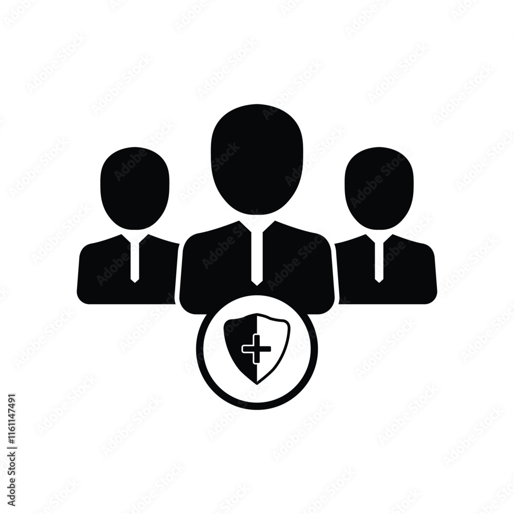 User group icon. Management Business Team Leader Sign. Social Media ...