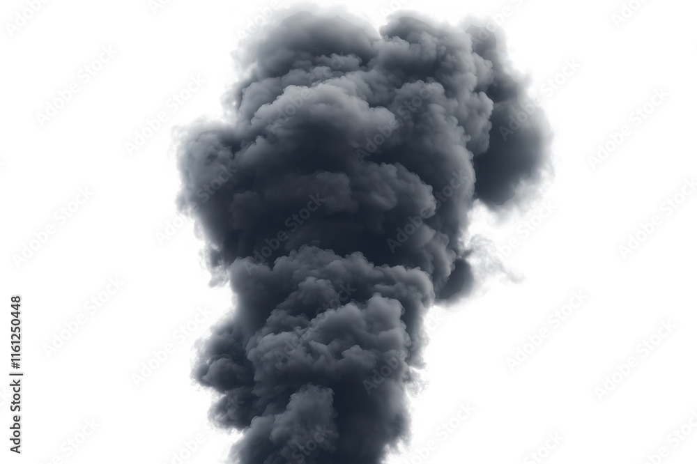 Black, vertical vapor, smoke on white background, png, no background ...