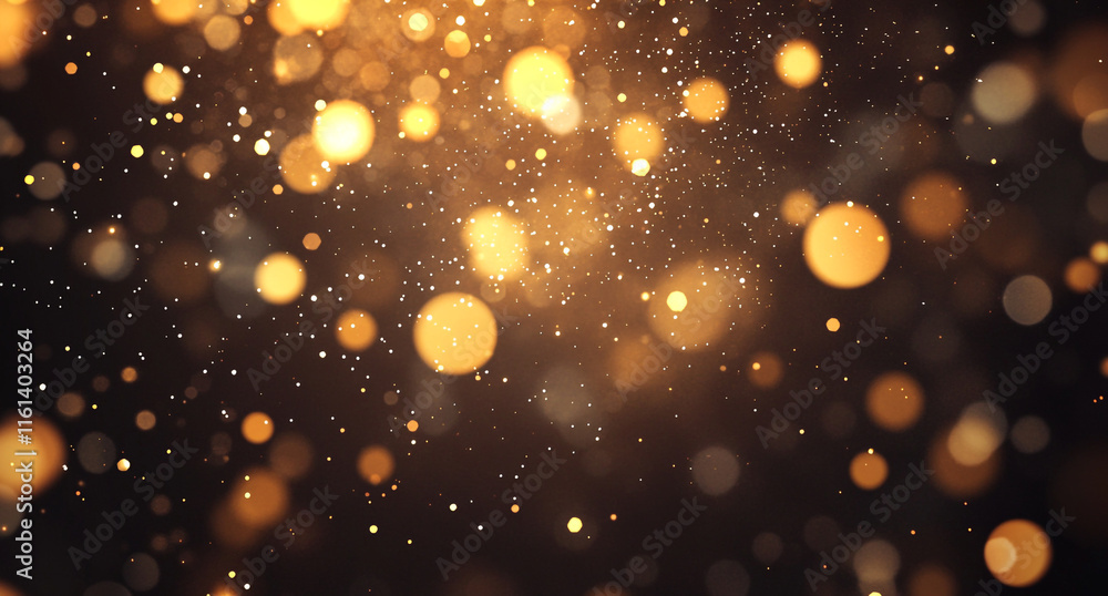 Firework. Bokeh on a dark background. Fireworks in the forest. New Year ...