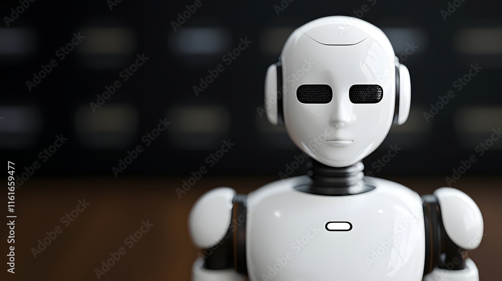 Exploring the Future: A Realistic Depiction of an AI Robot with ...