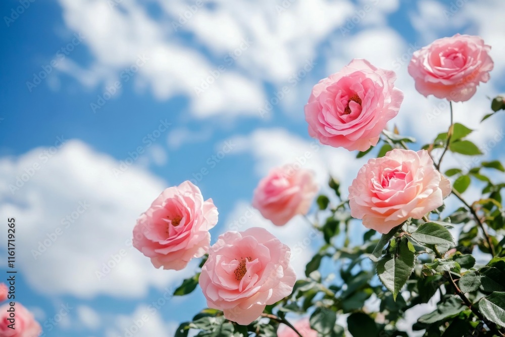 Beautiful roses featured in a wide web banner for stunning visuals and ...