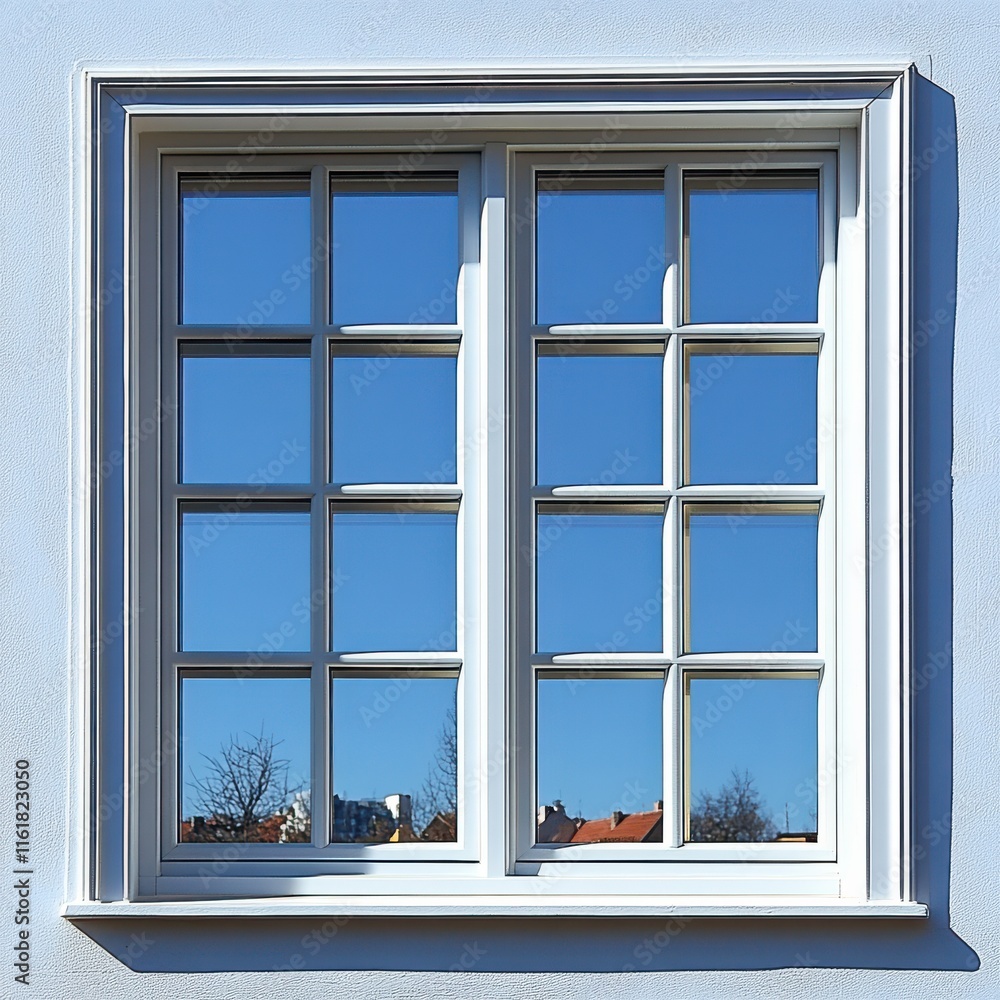 [High resolution interior window shot] Daytime Window with Blurred ...