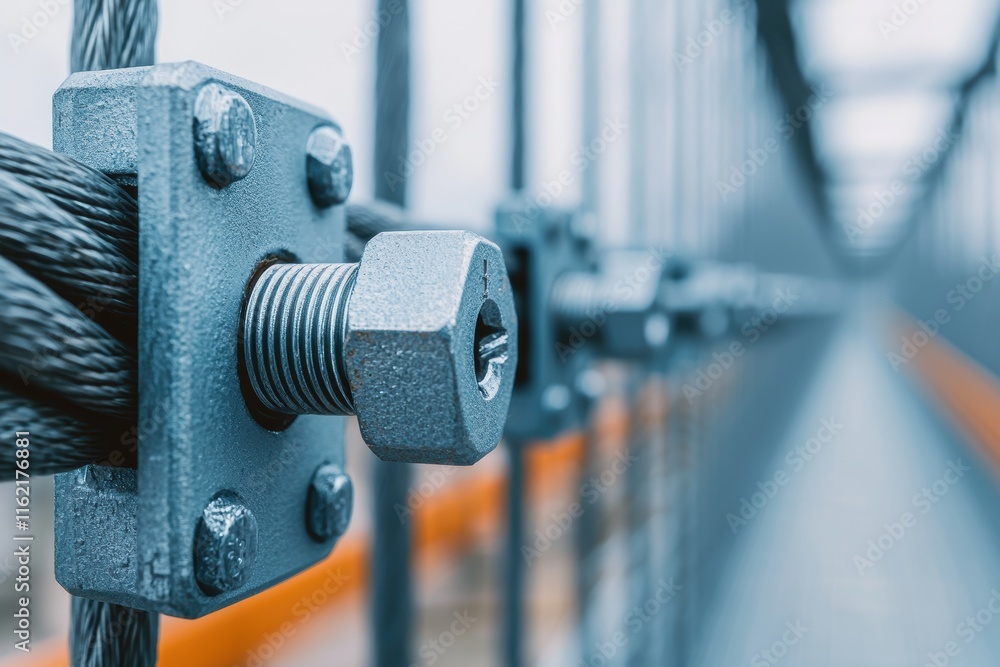 Civil engineering infrastructure analysis concept. Industrial Steel ...