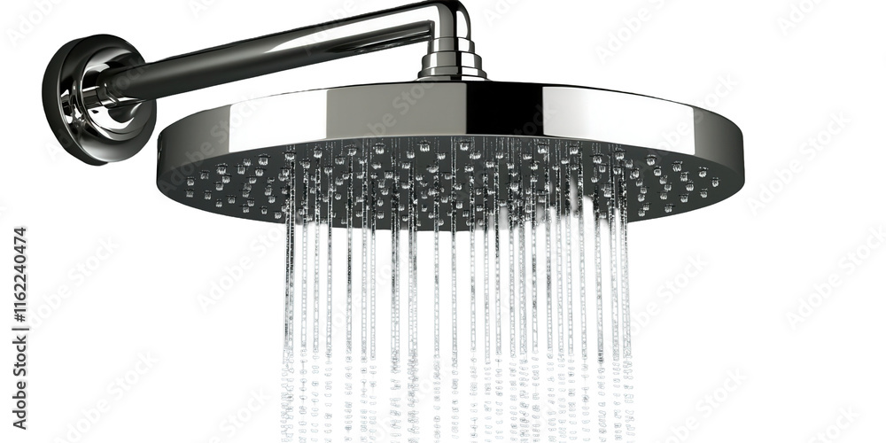 Shower water flow modern bathroom image with transparent background ...