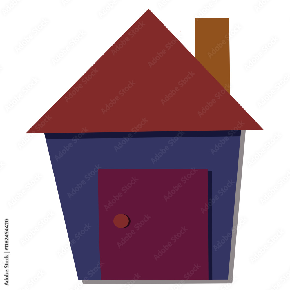 House Vector Cartoon Stock Vector | Adobe Stock
