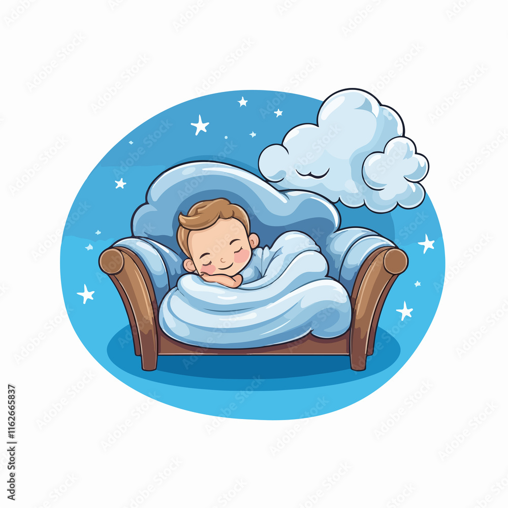 Vector illustrations of sleeping and resting symbols and cartoons for ...